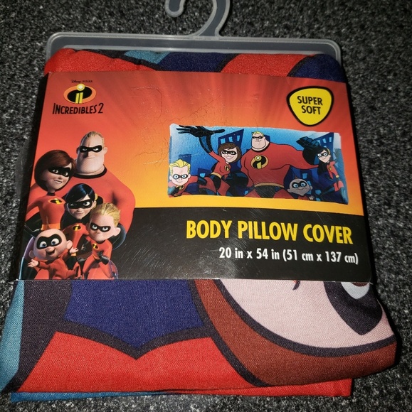 Disney | Bedding | Disney Pixar Incredibles Body Pillow Case | Poshmark